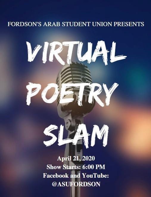 Virtual Poetry Slam | Fordson High School