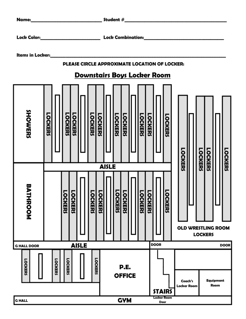 Items from Gym Lockers – Fordson High School